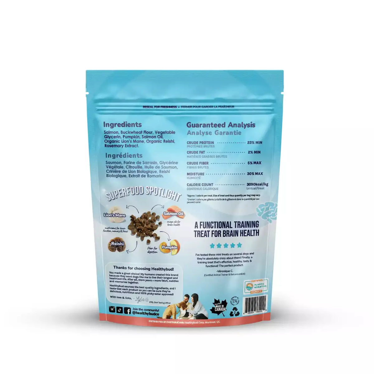 Healthybud Mini Training Treats (Salmon) (6.5oz) – G&E Pharmacy