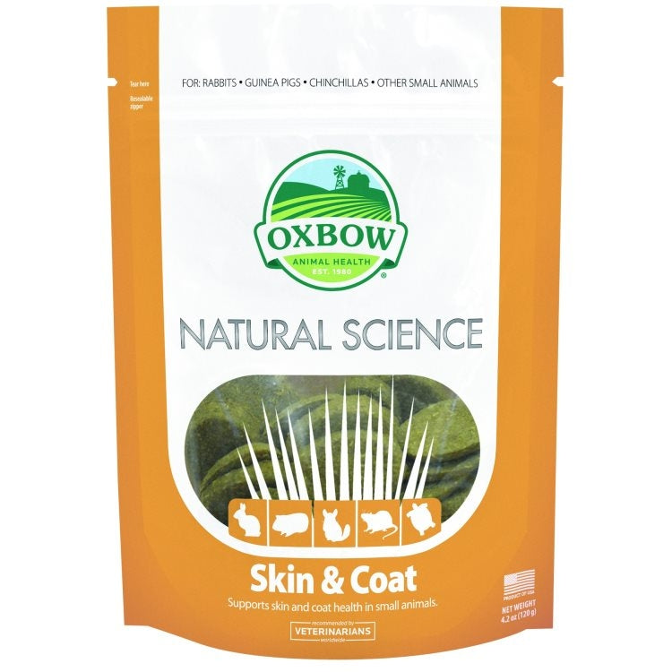 Oxbow Natural Science Skin and Coat Supplement 120g – G&E Pharmacy