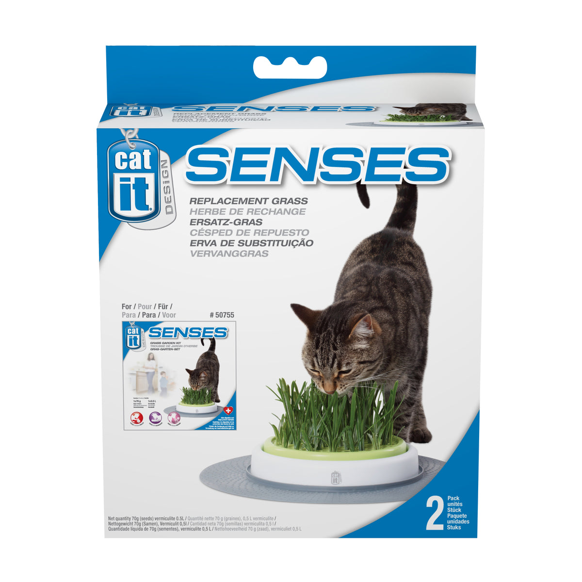 Catit Design Senses Grass Garden Kit - Grass Refill - 2-pack – G&E Pharmacy