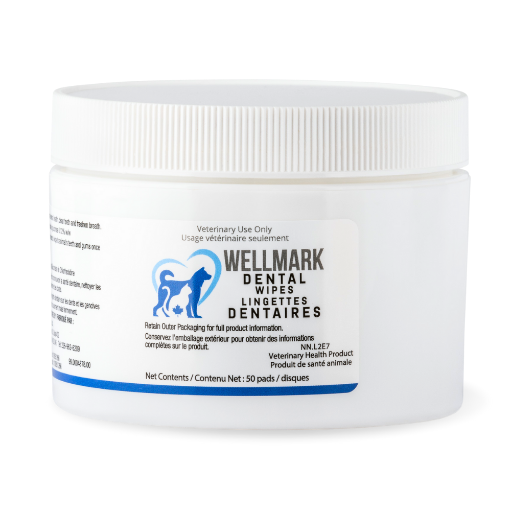Wellmark Dental Wipes for Dogs & Cats - 50pads – G&E Pharmacy