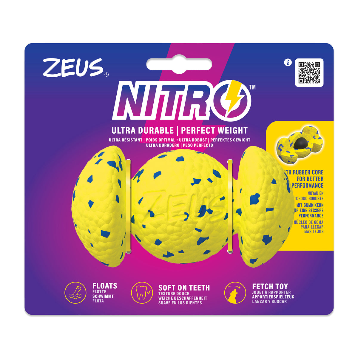 Zeus Nitro Weighted Grip Ball - 12.4 cm diam. (9 in) – G&E Pharmacy