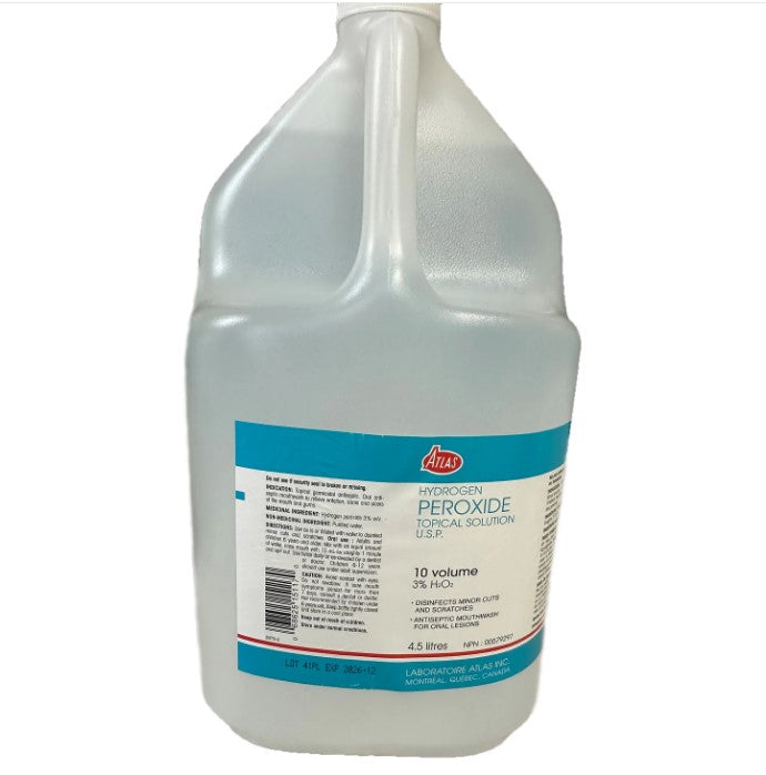 Atlas Hydrogen Peroxide topical Solution U.S.P. 4.5 Litres – G&E Pharmacy
