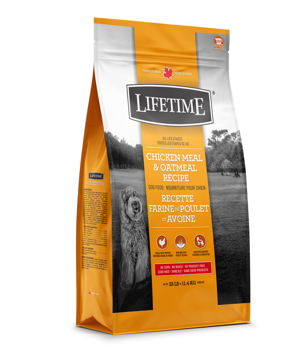 Lifetime Chicken & Oatmeal 25lb – G&E Pharmacy