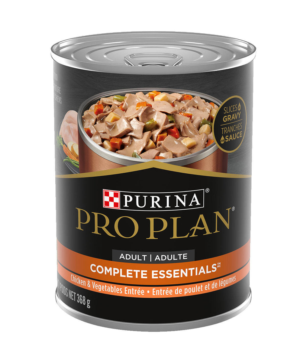 ProPlan Complete Essentials Chicken & Vegetables Entrée Slices in Grav ...